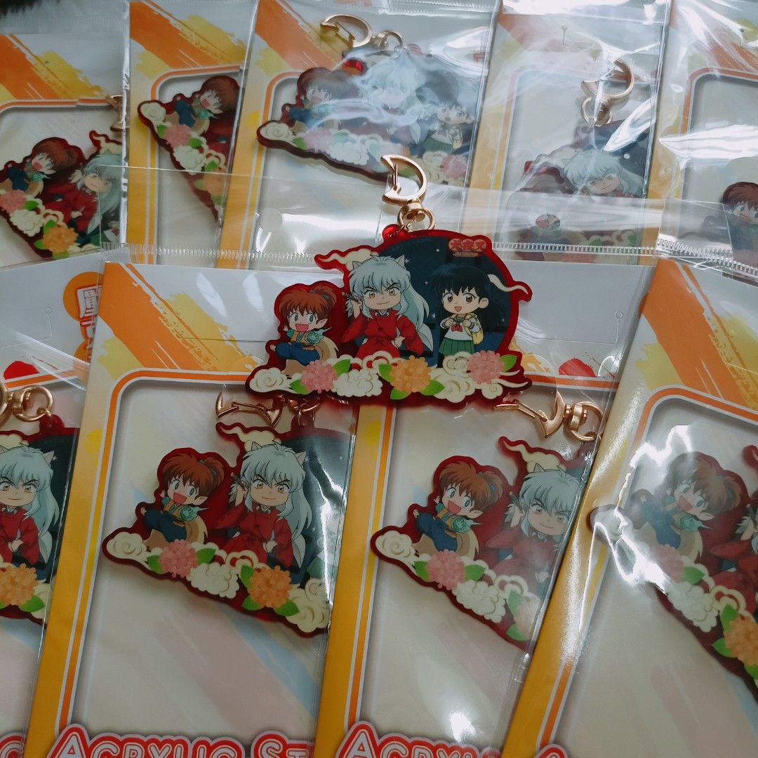 15pcs Inuyasha Acrylic Strap Official Merch, Hobbies & Toys ...