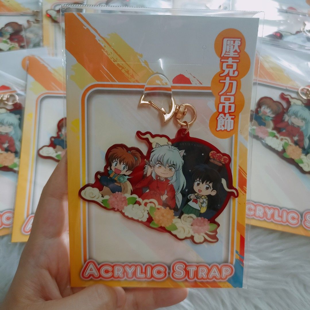 15pcs Inuyasha Acrylic Strap Official Merch, Hobbies & Toys ...