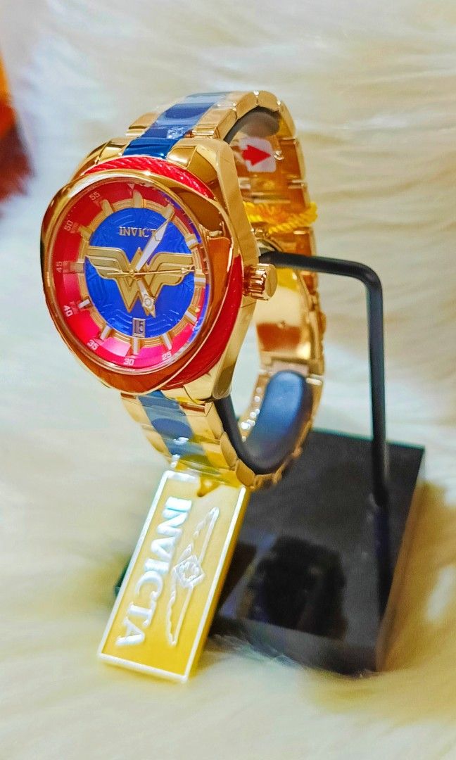 Invicta wonderwoman watch, Women's Fashion, Watches & Accessories ...