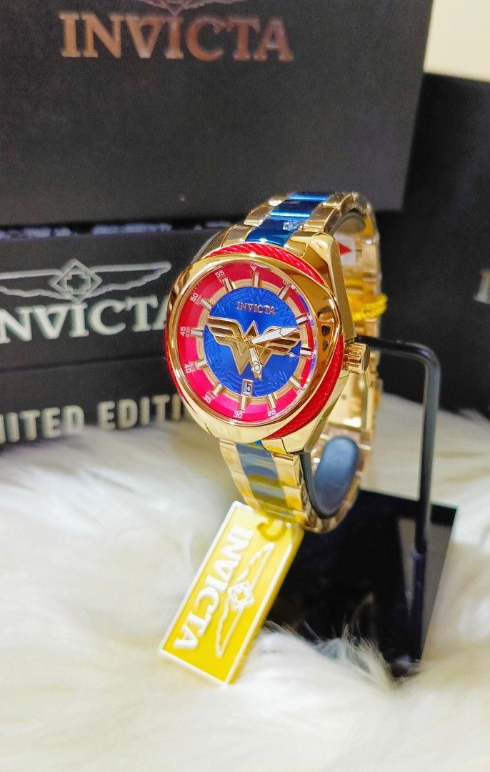 Invicta wonderwoman watch, Women's Fashion, Watches & Accessories ...