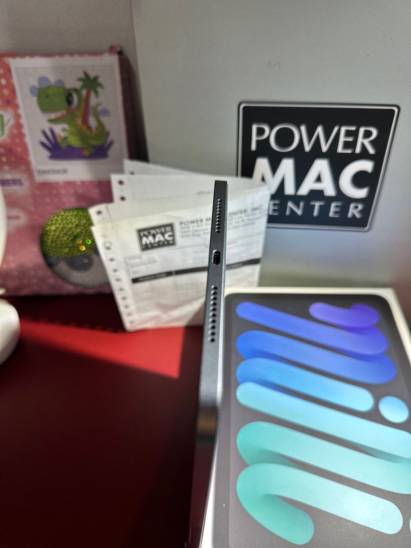 iPad Mini 6th Gen 64gb wifi space gray w powermac receipt on Carousell