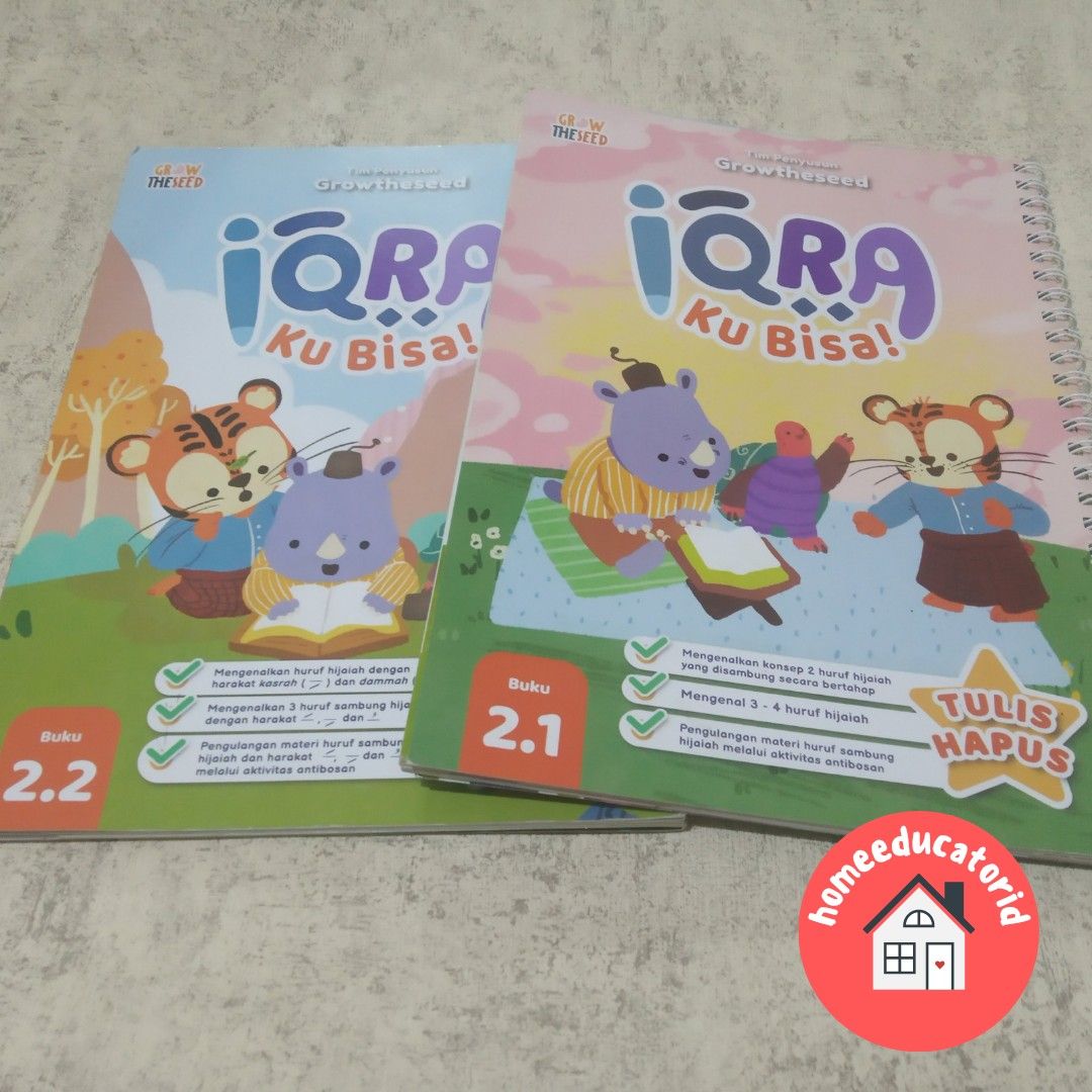 Iqra Ku Bisa Jilid 2 (Grow The Seed) / worksheet anak / iqra 2, Buku ...