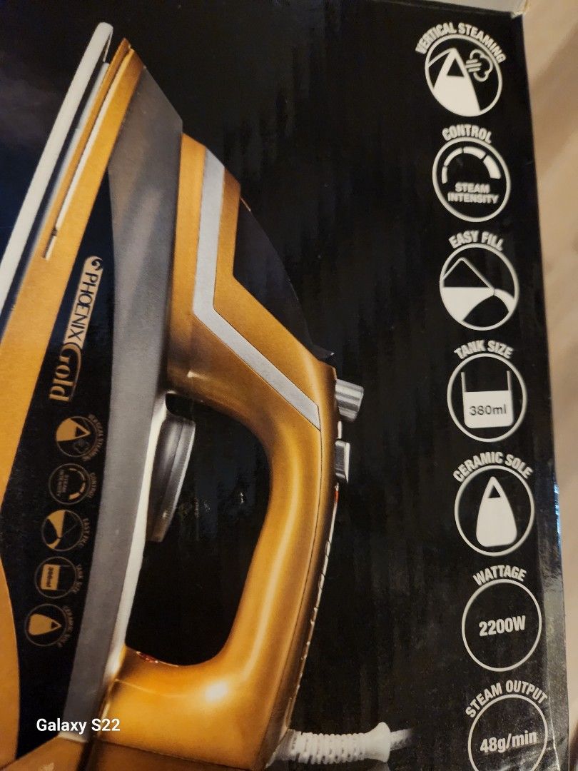 JML as seen on tv(phoenix gold steam iron, TV & Home Appliances, Irons ...