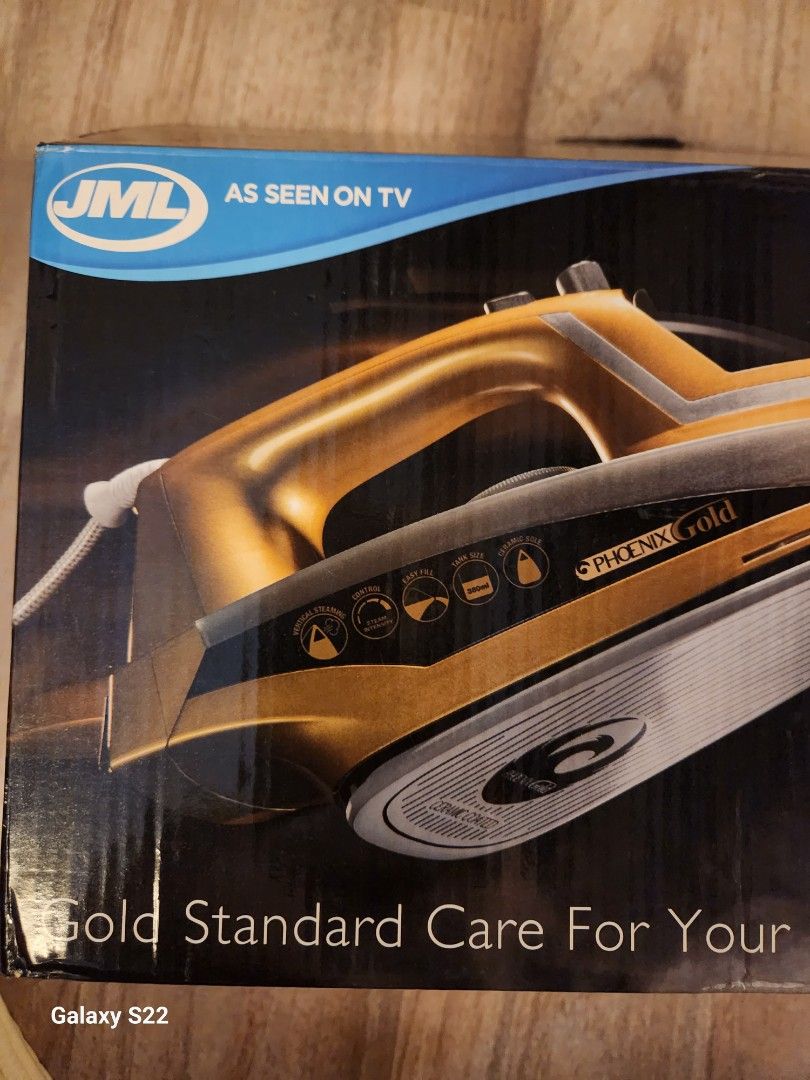 JML as seen on tv(phoenix gold steam iron, TV & Home Appliances, Irons ...