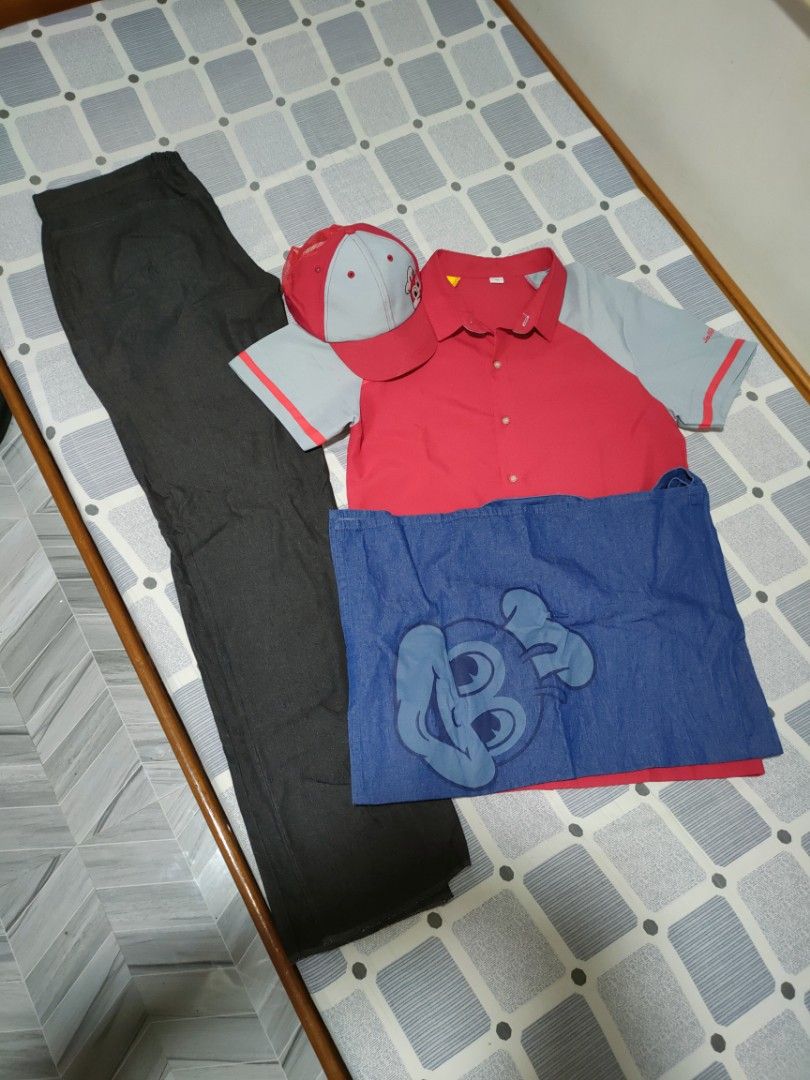 Jollibee Uniform, Men's Fashion, Coats, Jackets and Outerwear on Carousell