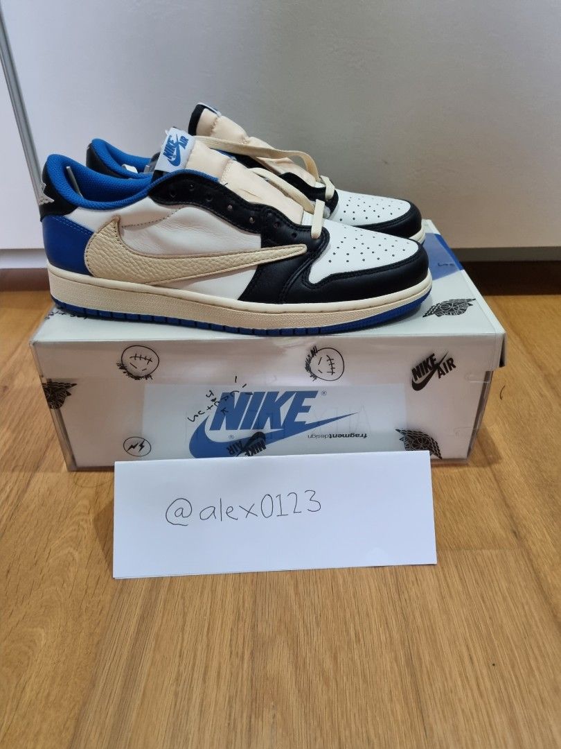 Jordan 1 low Travis Scott Fragment, Men's Fashion, Footwear, Sneakers ...