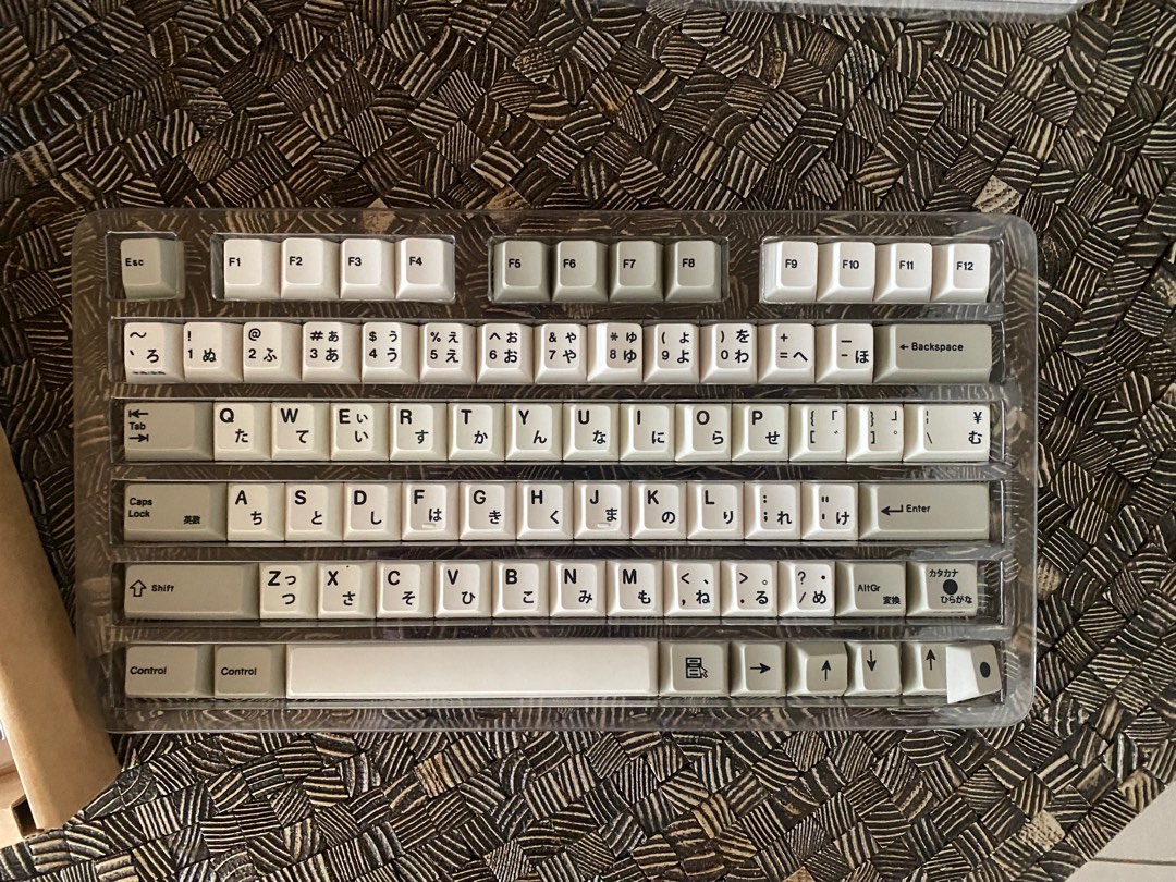 KBDFans enjoyPBT Black Japanese Keycaps on Carousell