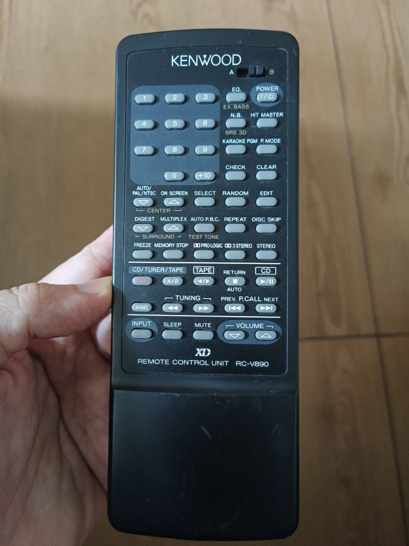 Kenwood RC-v890 Audio Receiver Remote Control ( Original ), Audio ...