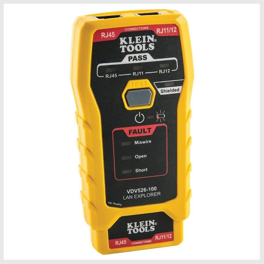 Klein Tools VDV526-100 Network LAN Cable Tester, VDV Tester, LAN ...