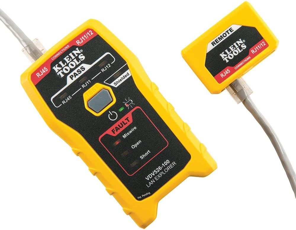 Klein Tools VDV526-100 Network LAN Cable Tester, VDV Tester, LAN ...