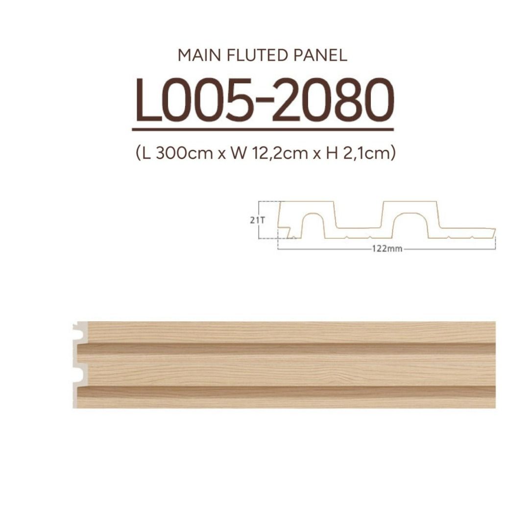 KOREA DIY Fluted Wall Panel / Miga Louver / Molding Panel / Fluted ...