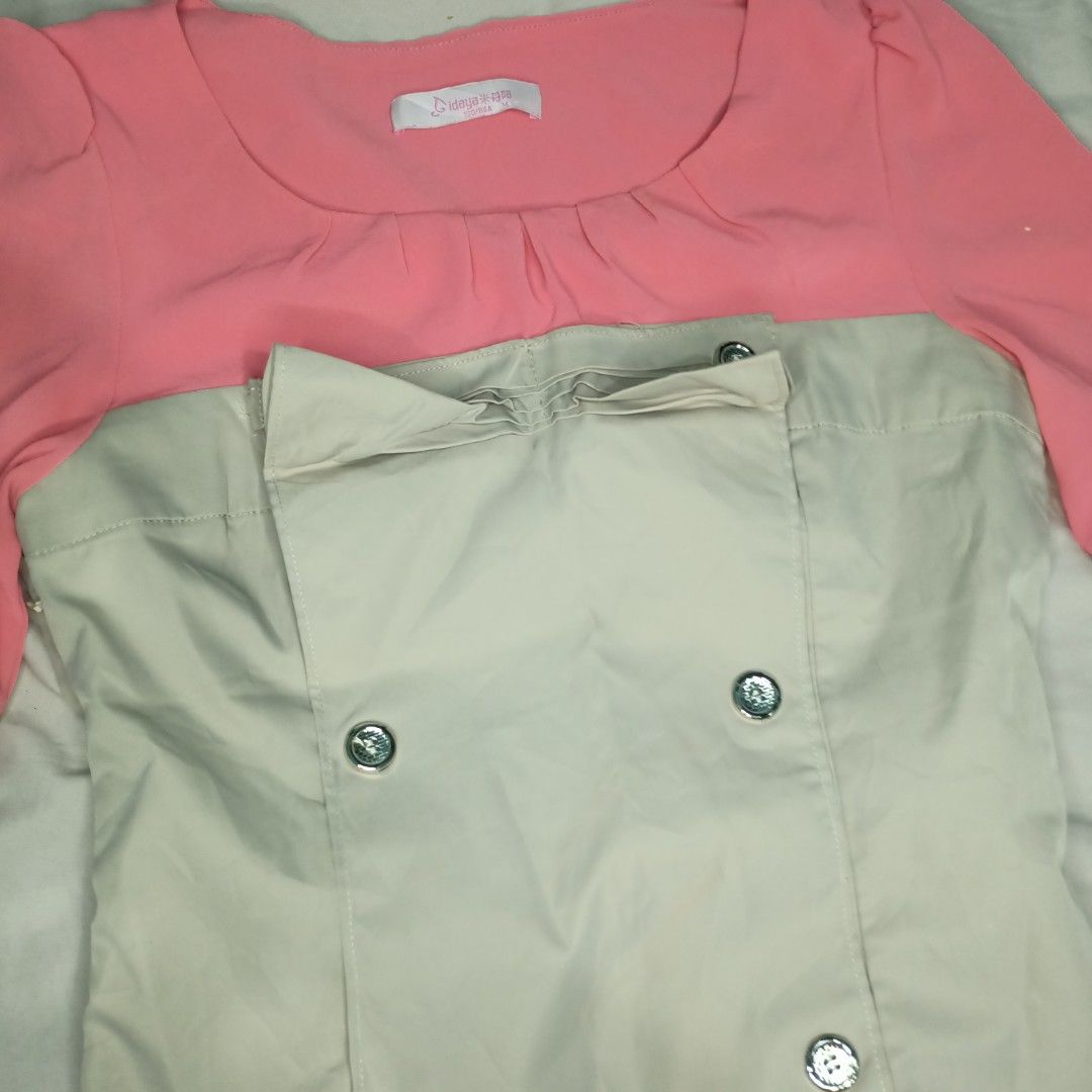 Korean Aesthetic Ribbon Top Womens Fashion Tops Blouses On Carousell