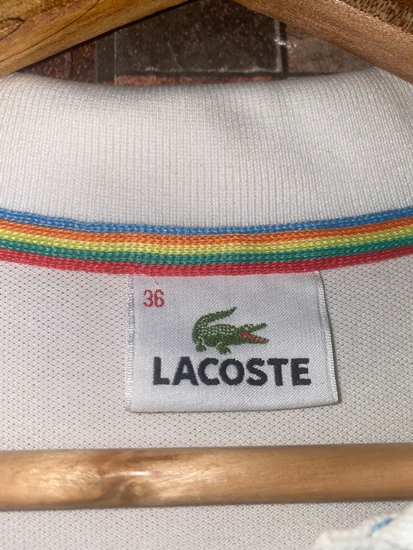LACOSTE WMN DRESS RAINBOW CROC LOGO on Carousell