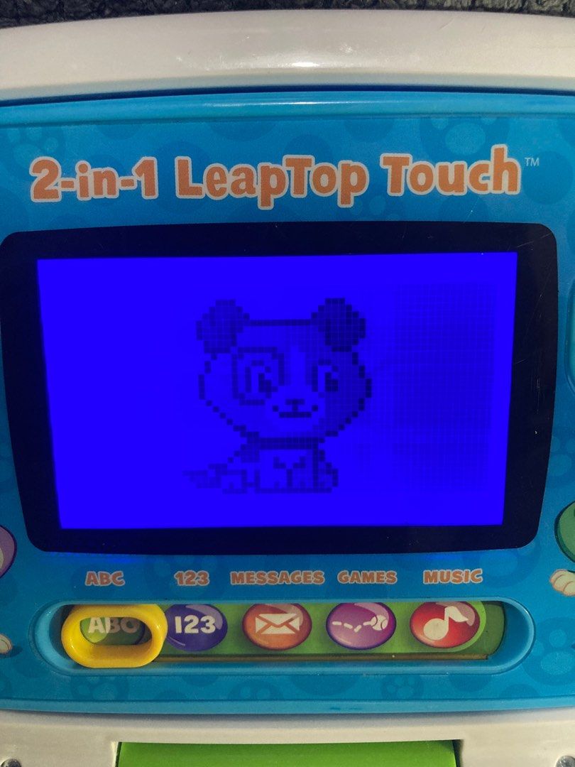 LeapFrog 2-in-1 LeapTop Touch, Green, Hobbies & Toys, Toys & Games on ...