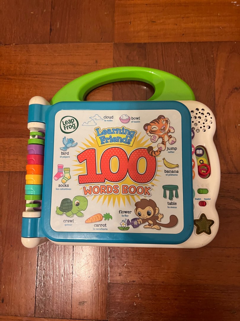 Leapfrog learning friends 100 words book, Babies & Kids, Infant ...