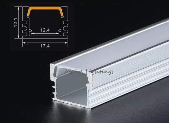 LED Strip Aluminium Profile Channel, Furniture & Home Living, Lighting ...