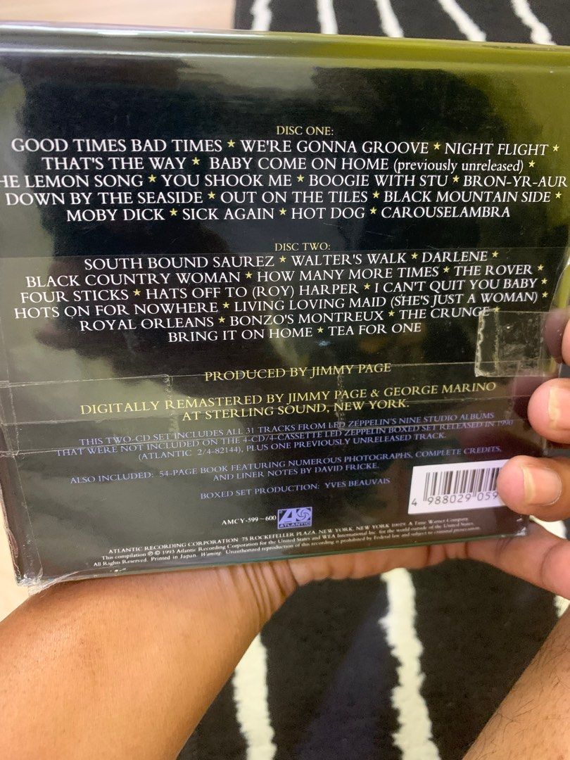 Led zeppelin box set, Hobbies & Toys, Music & Media, CDs & DVDs on ...