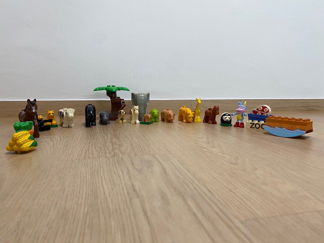 lego duplo zoo and farm with lego sounds toy (Total 300 pieces ...