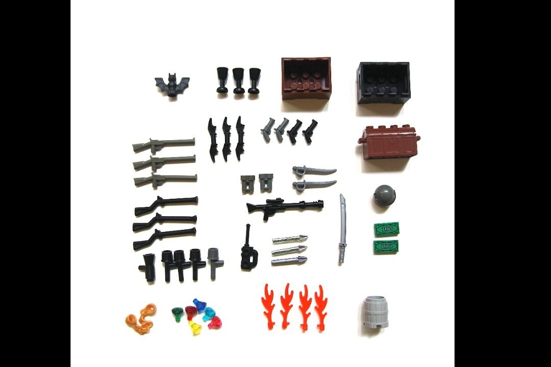 LEGO Lot Minifigure Items/Weapons, Hobbies & Toys, Toys & Games on ...