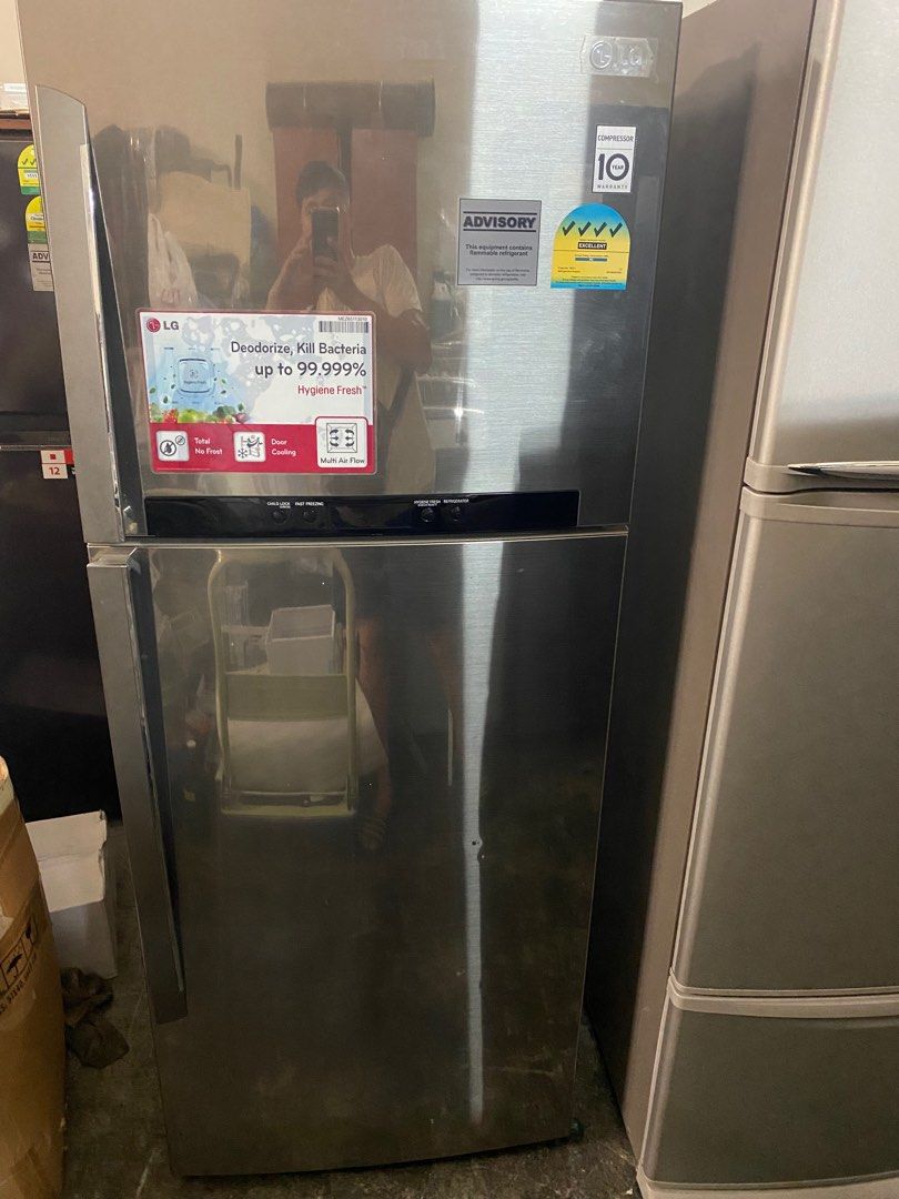 LG 366l 4 ticks 2 door fridge / refrigerator, TV & Home Appliances, Kitchen Appliances ...