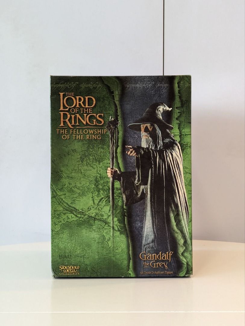 LOTR Sideshow Collectibles - Gandalf the Grey Polystone Statue (MIB ...