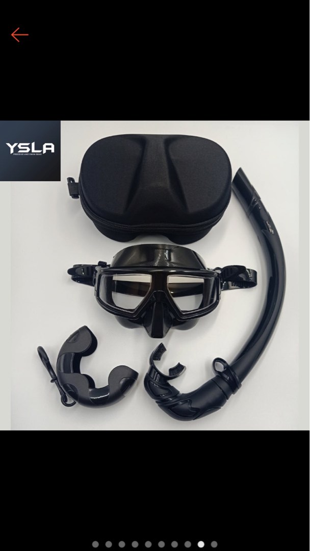 YSLA LOW VOLUME FREEDIVE MASK, Sports Equipment, Sports & Games, Water ...