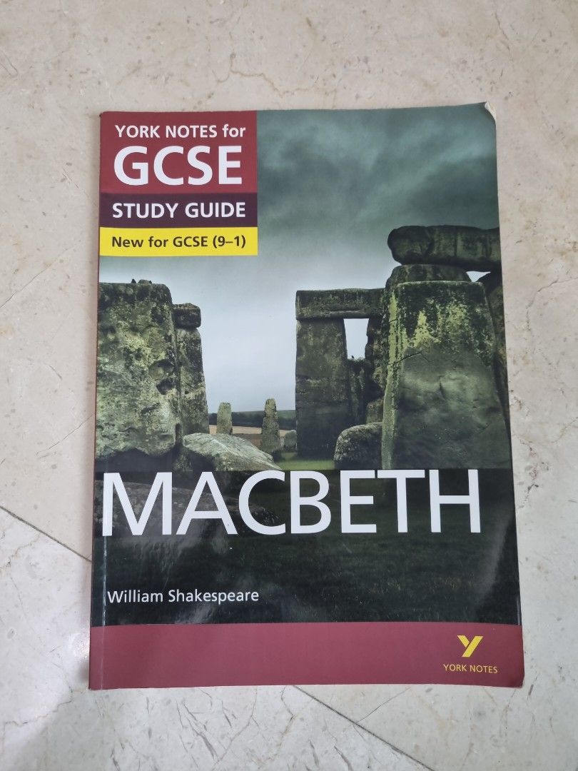 Macbeth text + GCSE study guide, Hobbies & Toys, Books & Magazines ...