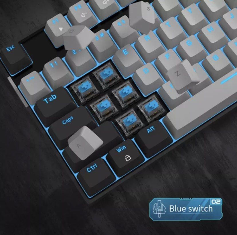 MageGee MK-star Mechanical Gaming Keyboard Blue switch on Carousell