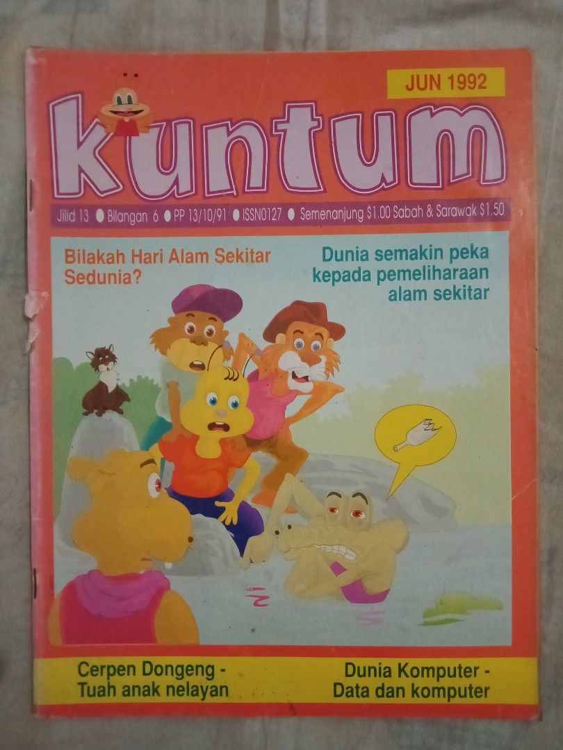 Majalah Kuntum Tahun 1992, Hobbies & Toys, Books & Magazines, Magazines ...