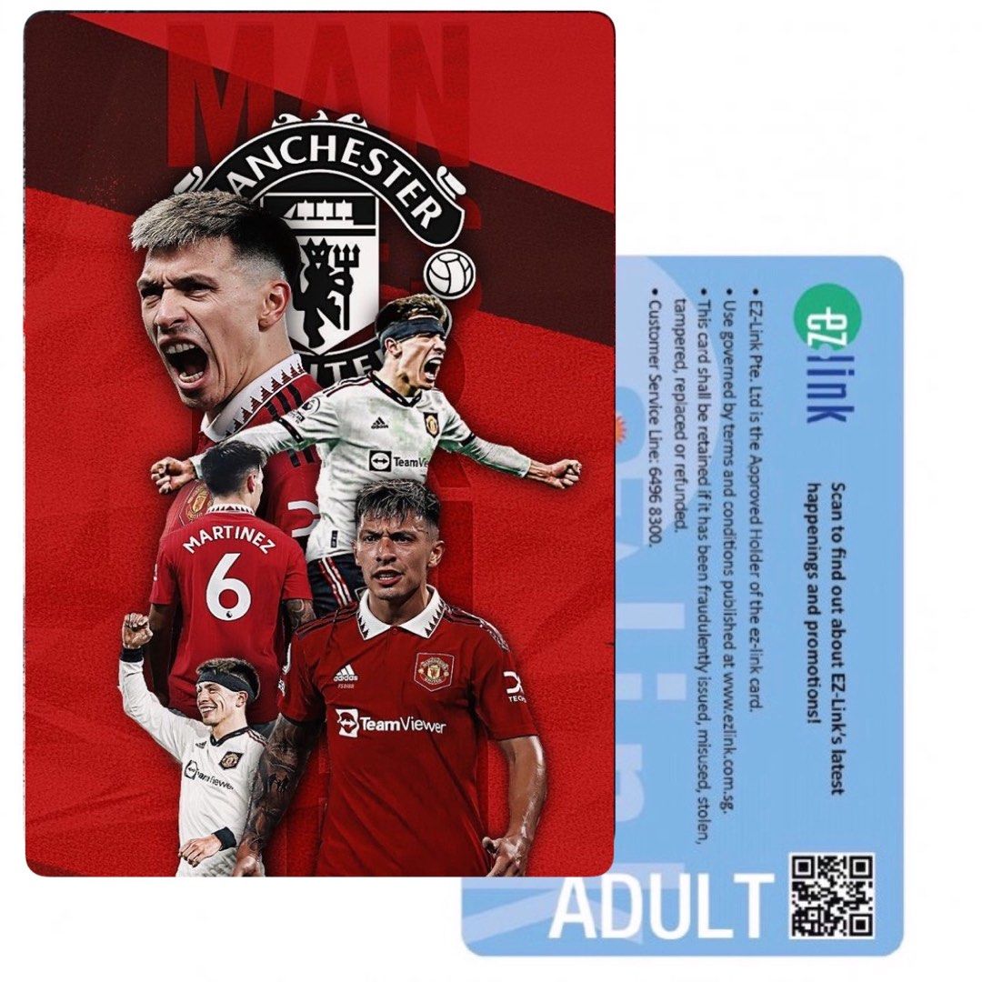 Manchester United Ezlink/Nets Motoring Card., Hobbies & Toys ...