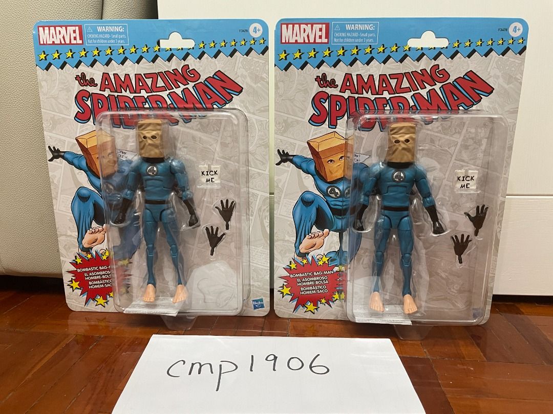 Marvel Legends Bag Man Spider man Spiderman, 興趣及遊戲, 玩具 & 遊戲類 - Carousell