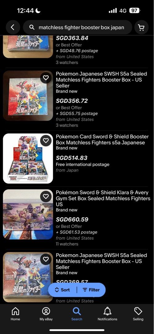 Matchless Fighter Booster Box, Hobbies & Toys, Toys & Games on Carousell