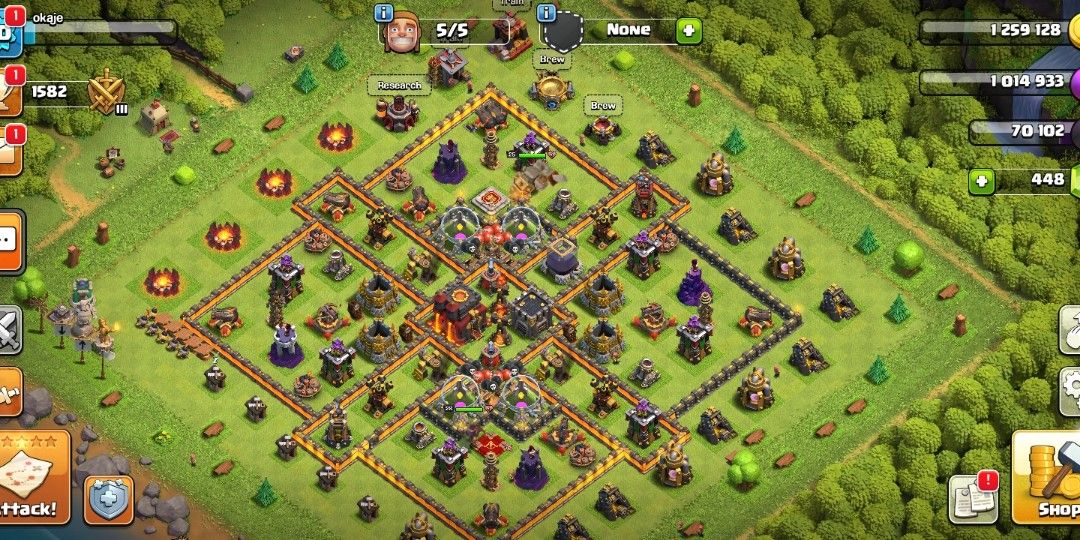 MAXED OUT TH 10 CLASH OF CLANS ACCOUNT, Video Gaming, Gaming ...