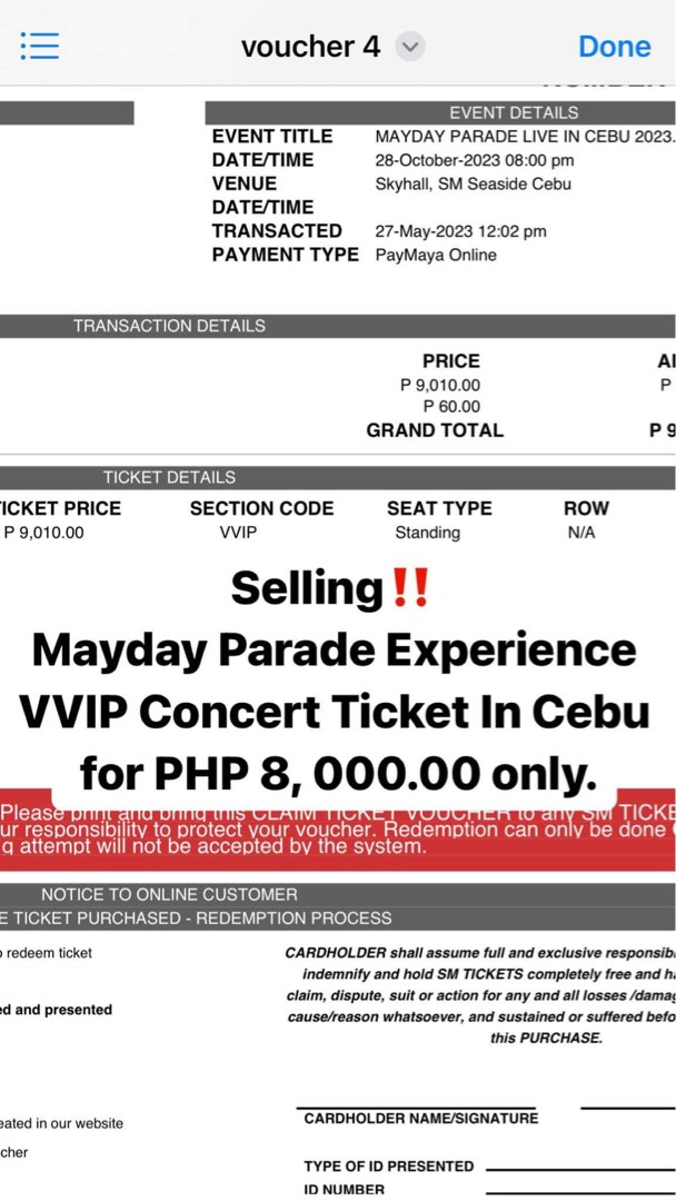 Mayday Parade VVIP Experience, Tickets & Vouchers, Event Tickets on ...