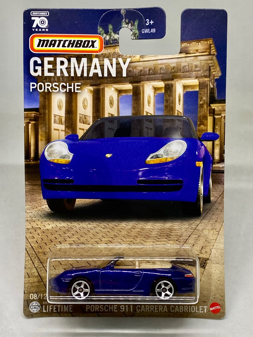 MBX Matchbox PORSCHE 911 CARRERA CABRIOLET Dark Blue Convertible ...