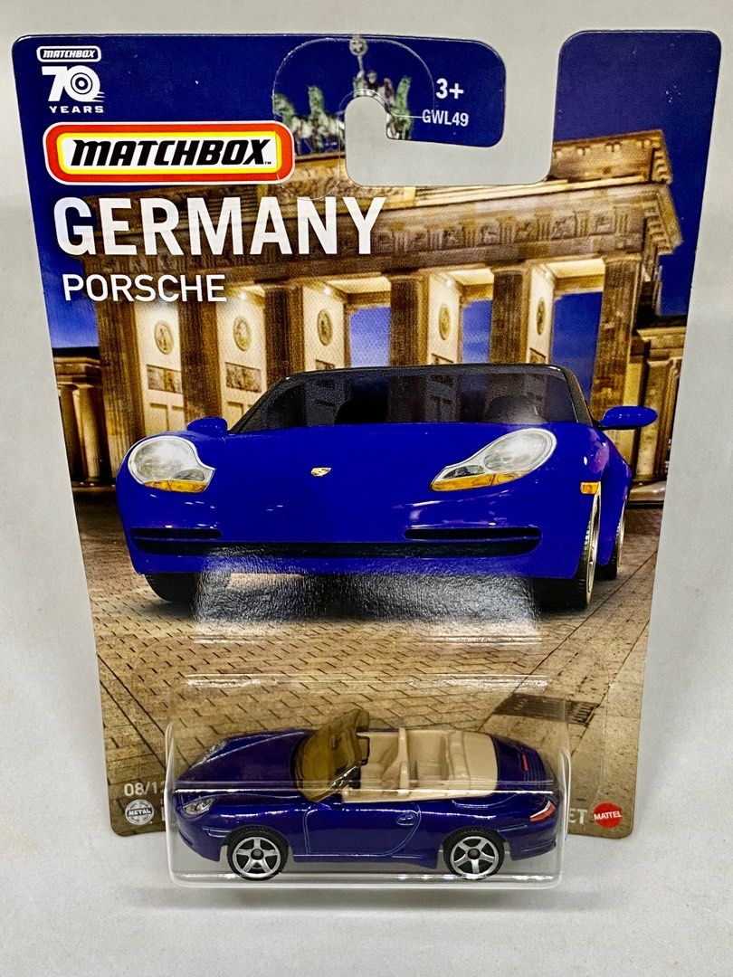 MBX Matchbox PORSCHE 911 CARRERA CABRIOLET Dark Blue Convertible ...