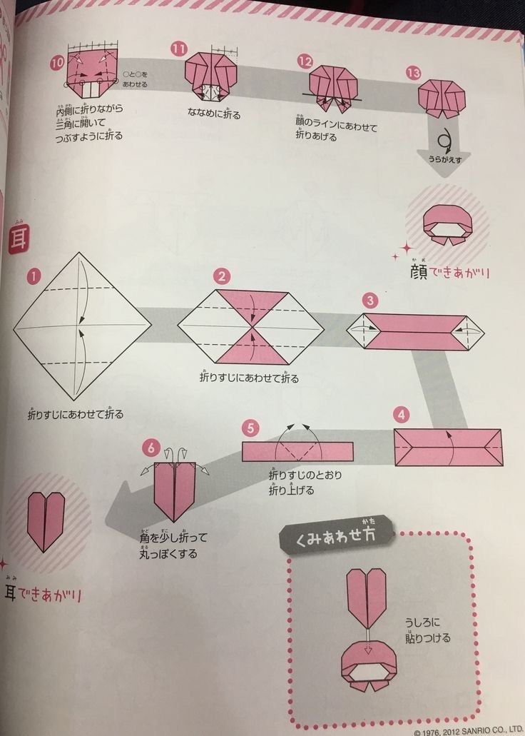 Melody origami instructions, Hobbies & Toys, Art & Prints on Carousell