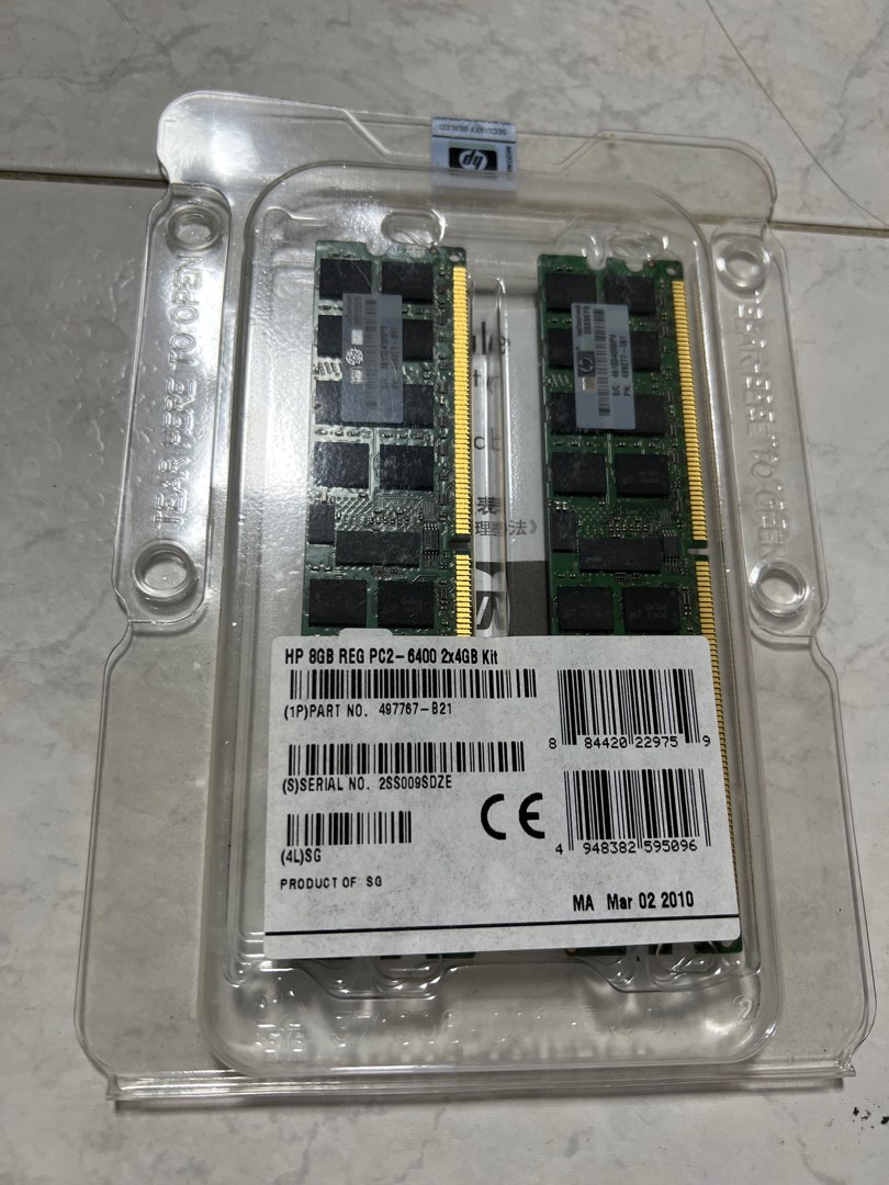 Memory Card for HP Server, Computers & Tech, Parts & Accessories ...