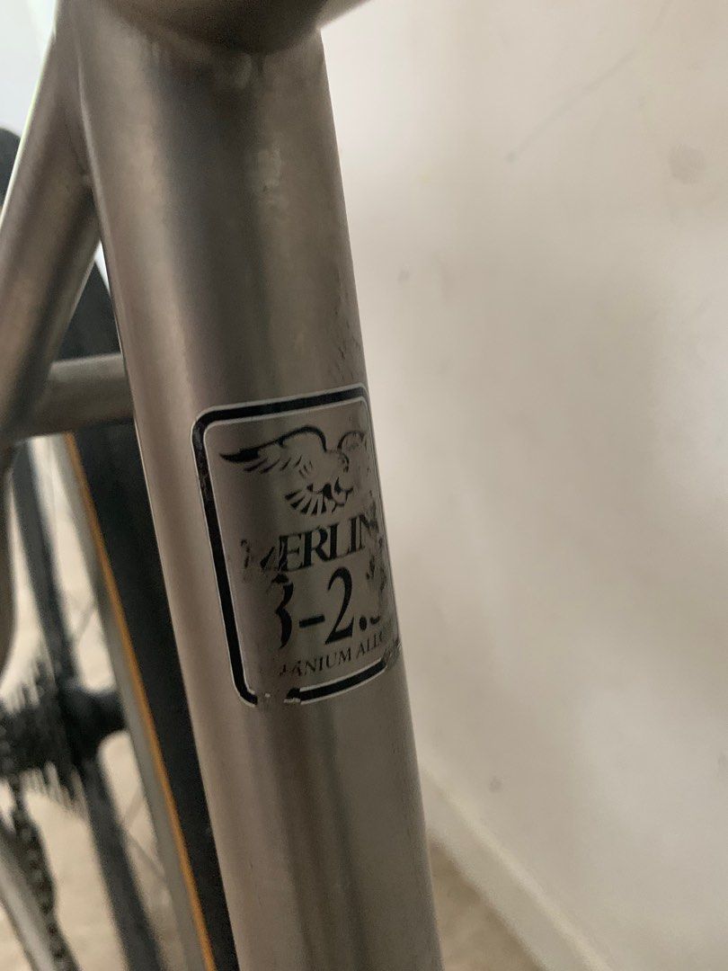 Merlin Sandstone 2021 52cm Titanium Gravel Bike • SRAM RED Etap 2x11s ...