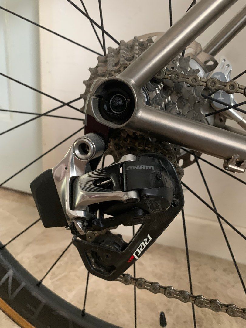 Merlin Sandstone 2021 52cm Titanium Gravel Bike • SRAM RED Etap 2x11s ...