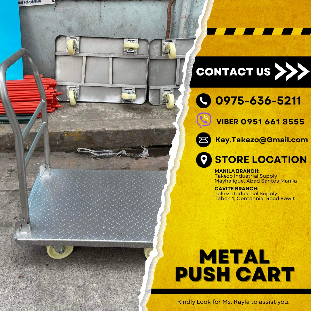 METAL PUSH CART on Carousell