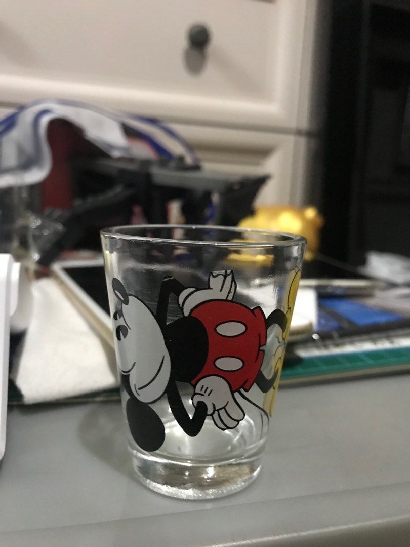 Mickey Mouse shot glass on Carousell