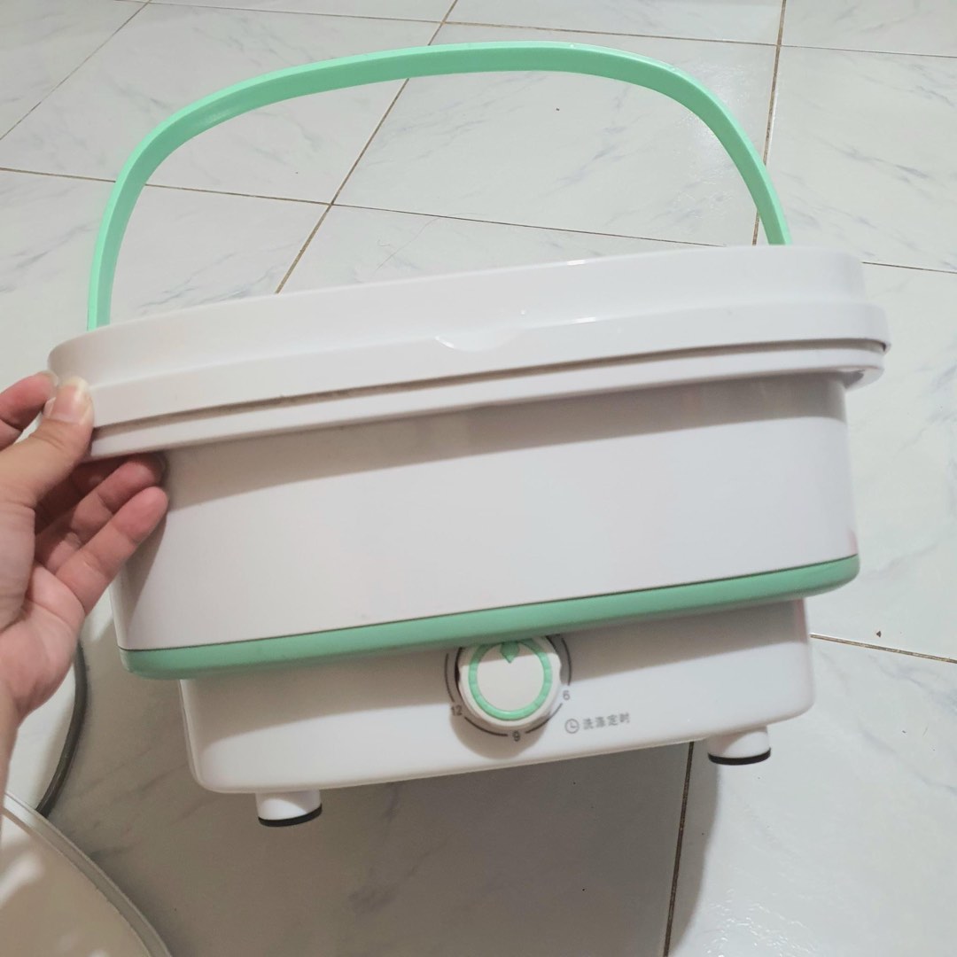 Mini Washing Machine (Green, White) on Carousell