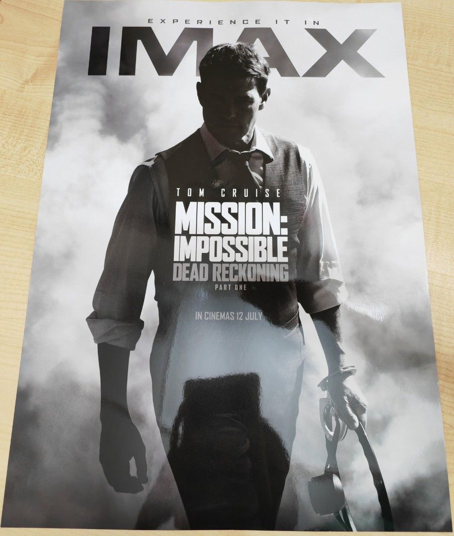 Mission Impossible (7) Dead Reckoning IMAX poster, Hobbies & Toys ...