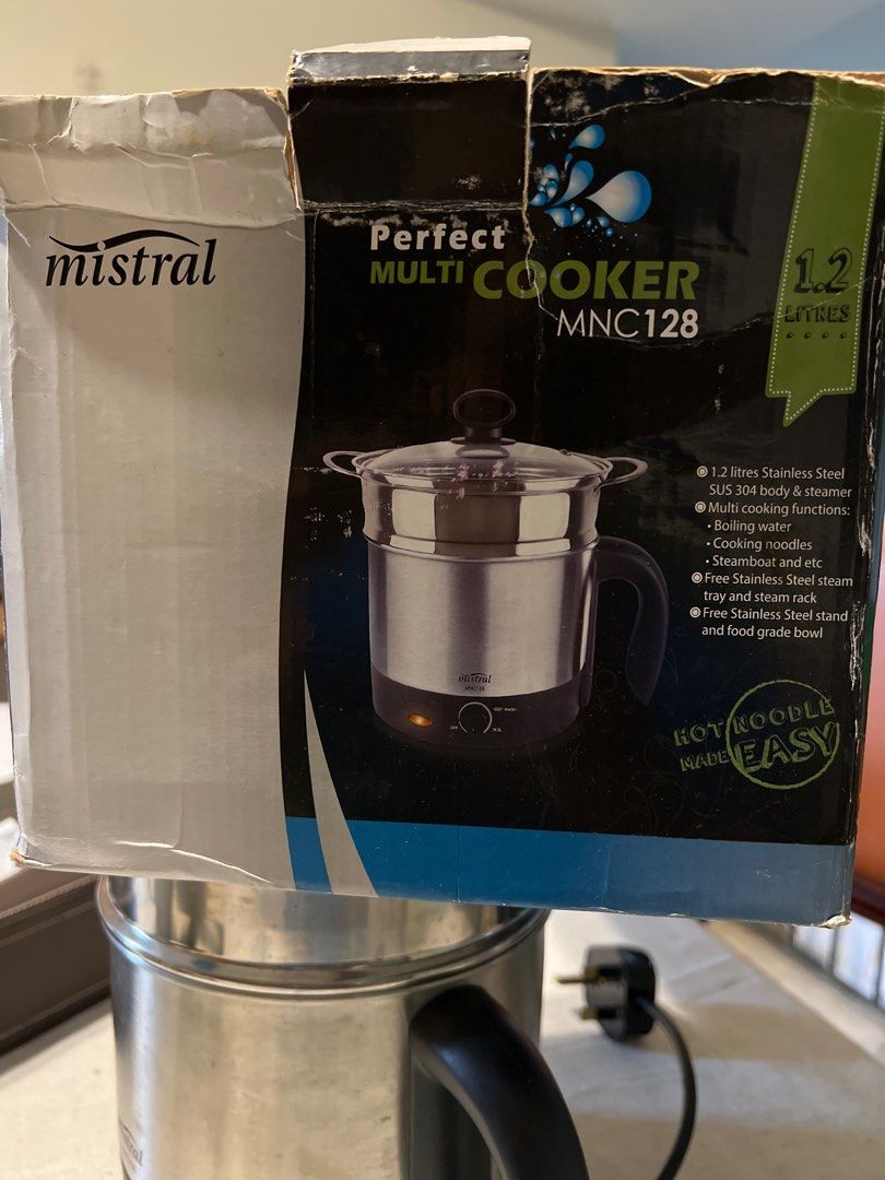 Mistral 1.2 litre Multi Cooker. Electric. Singapore plug, TV & Home ...