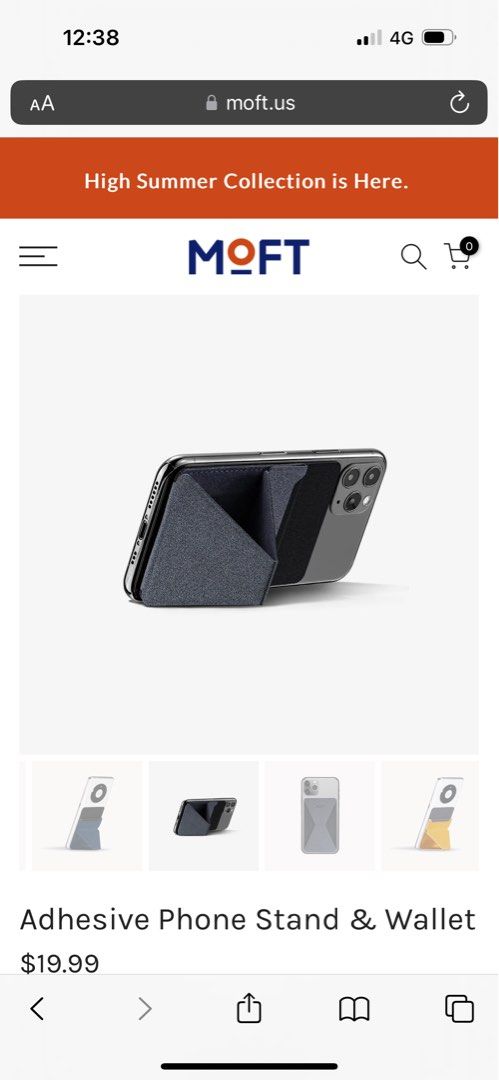 MOFT phone stand and wallet, Mobile Phones & Gadgets, Mobile & Gadget Accessories, Other Mobile ...