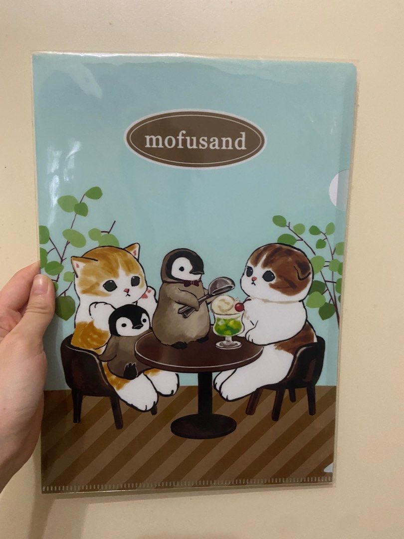 Mofusand A4 file, 興趣及遊戲, 手作＆自家設計, 文具 - Carousell