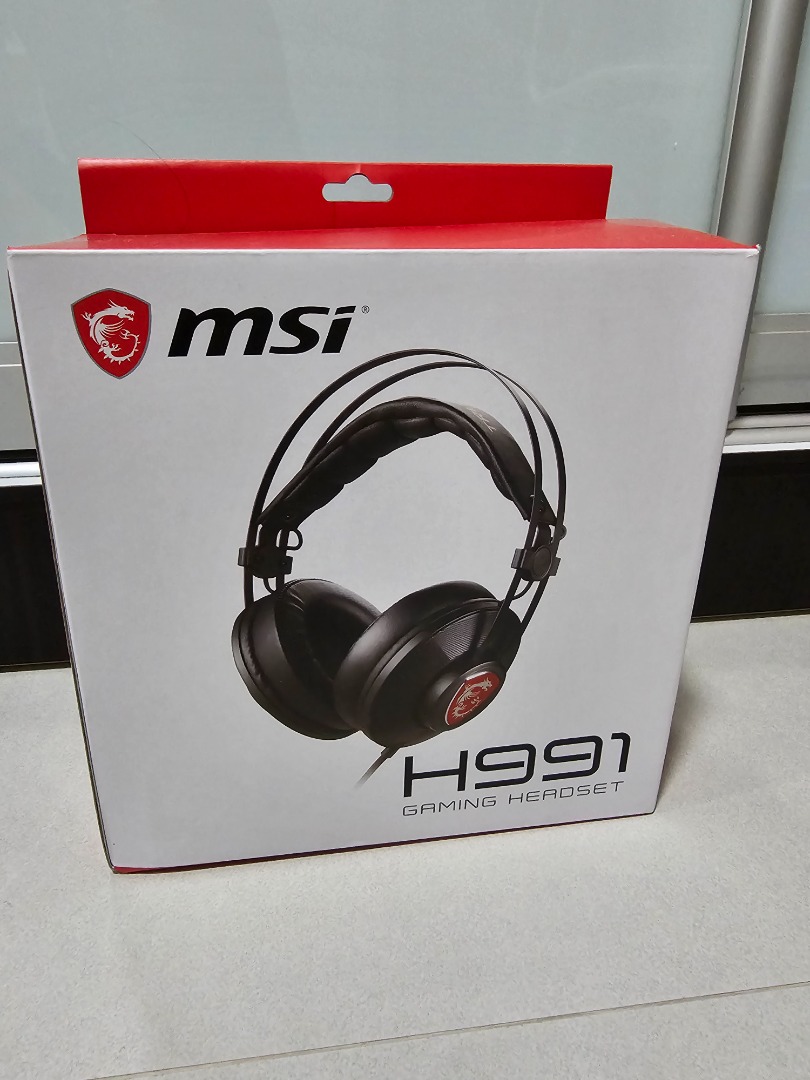 MSI H991 Wired PC Gaming Headset, Audio, Headphones & Headsets on Carousell