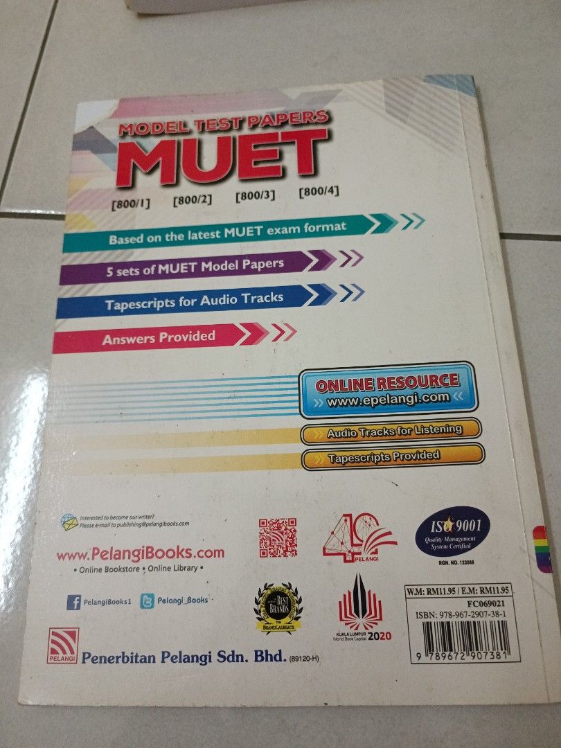 Muet Model Test Papers, Hobbies & Toys, Books & Magazines, Textbooks on ...