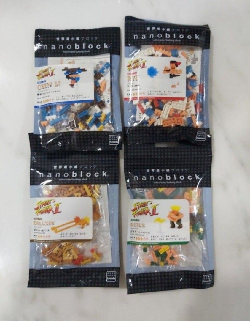 Nanoblock Street Fighter (Nano Block), Hobbies & Toys, Toys & Games on ...